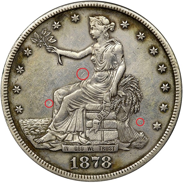 Counterfeit Detection: 1878-S & -CC Trade Dollars | NGC